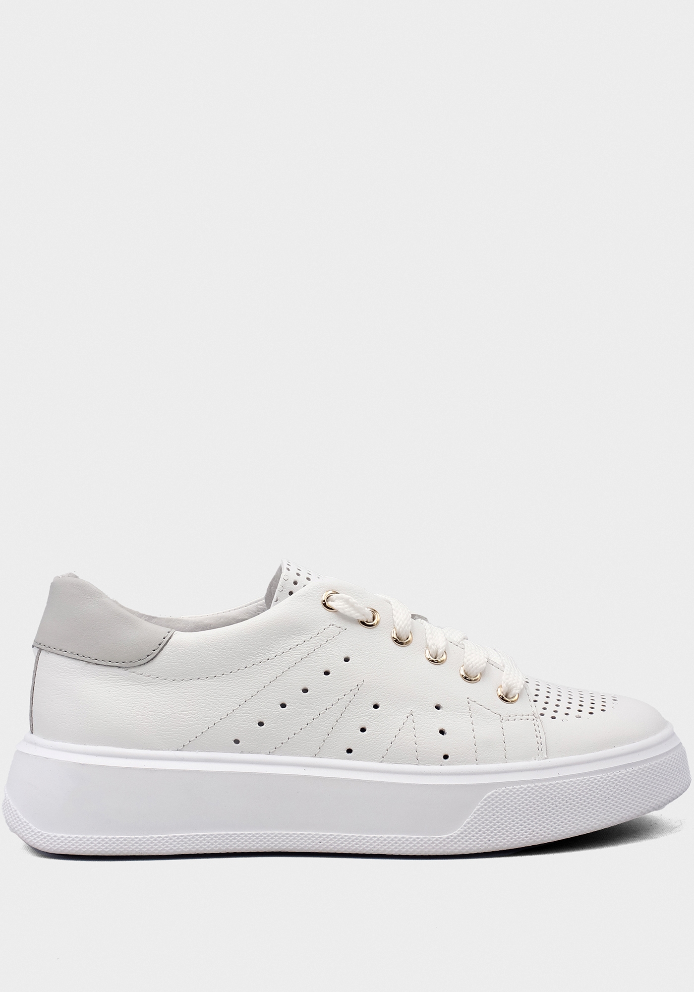 Жіночі кеди міда 230596(751) біл/сір | Купити в інтернет магазині Mida ...